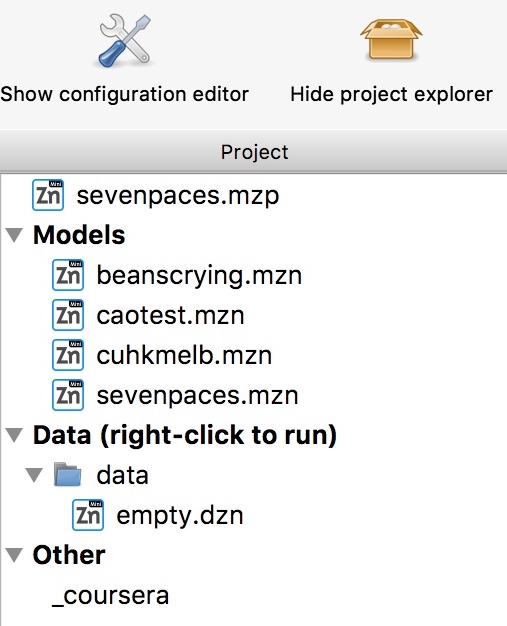 3.2. The MiniZinc IDE — The MiniZinc Handbook 2.8.8